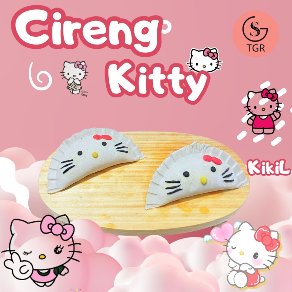 Jual Cireng Hello Kitty Isi Kikil 2 Pcs Pedas Imut Kyutt Banget Tinggal ...