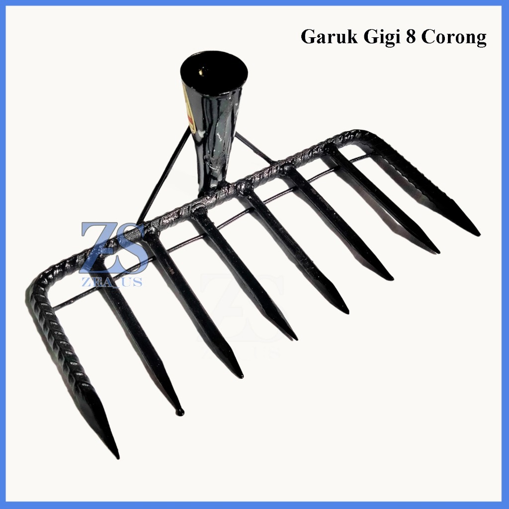 Jual garuk sampah 8 besi cor model corong cangkul garuk sampah pacul ...