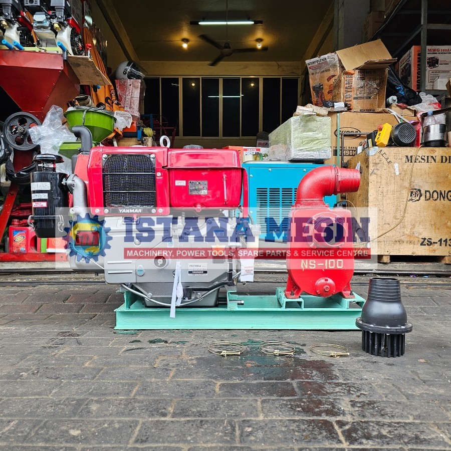 Jual MESIN POMPA AIR IRIGASI SAWAH 4INCI NS 100 COMPLETE MESIN DIESEL ...