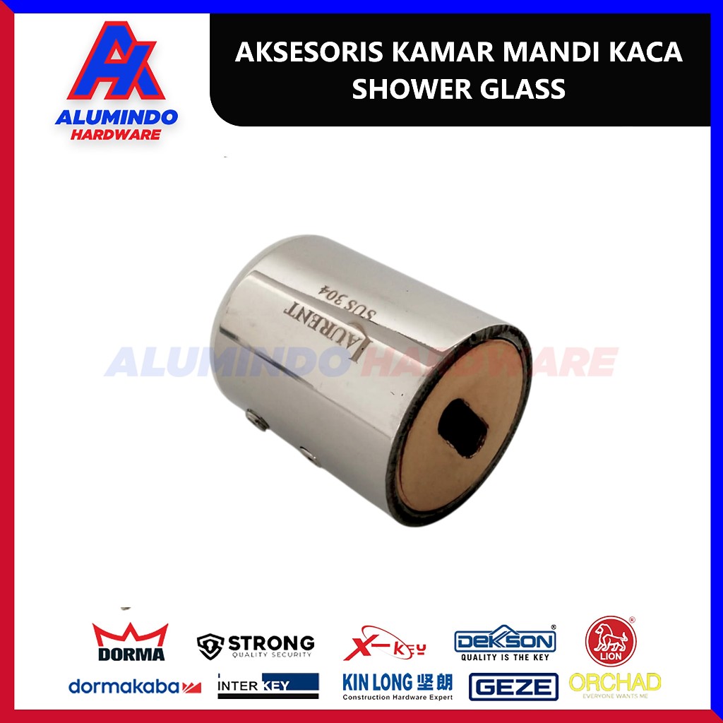 Jual Konektor Pipa Ke Tembok Laurant 1 Inch SS 304 Glass Clamp ...