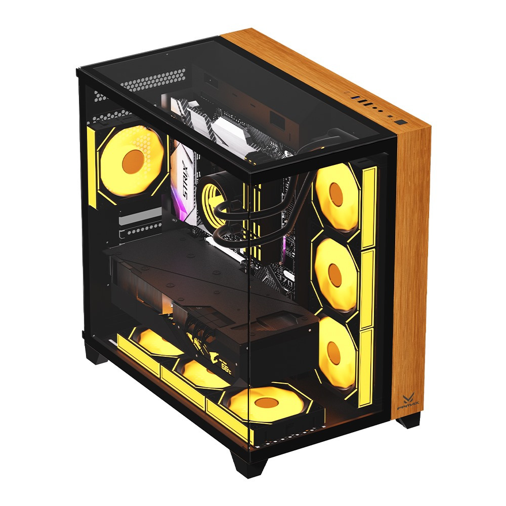 Jual CASING FPMAX Crystal Z9 Art - Wood ATX, mATX, ITX Gaming Case ...