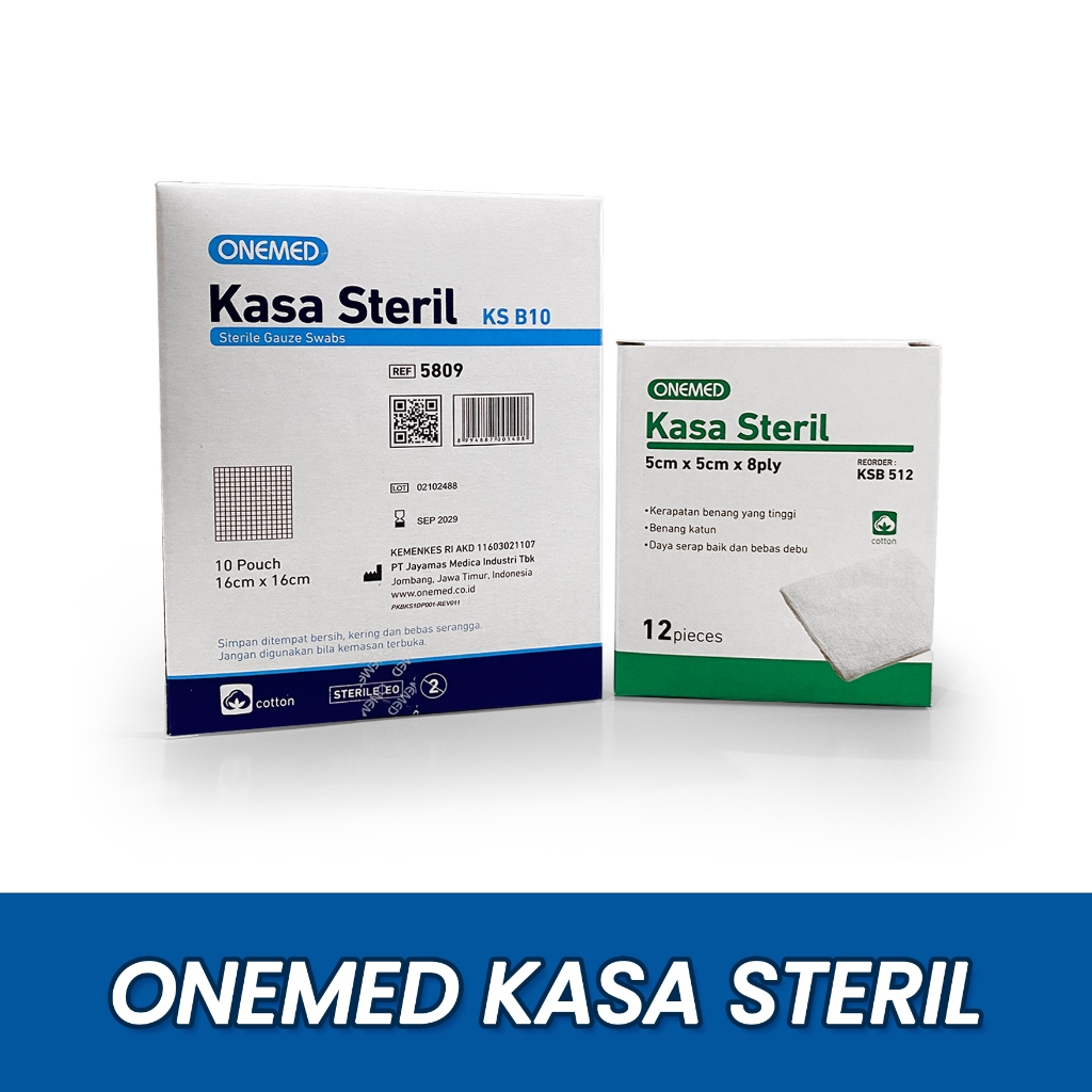 Jual ONEMED KASA STERIL 16X16 KSB10 GAUZE SWAB | Shopee Indonesia