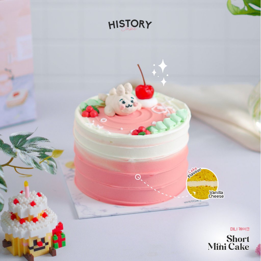 Jual HistoryCake Kue Tart Ulang Tahun Birthday Cake Mini Rasa Vanilla ...