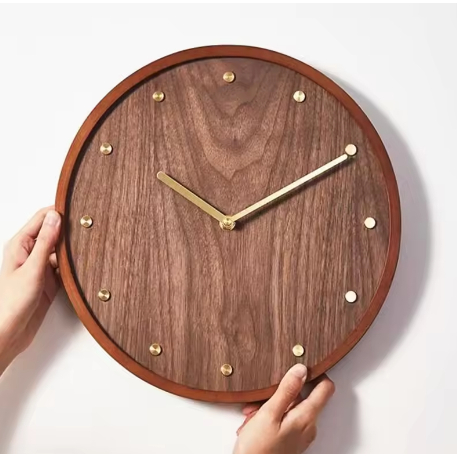 Jual Jam Dinding Kayu Jati Bundar Paku Unik | Shopee Indonesia