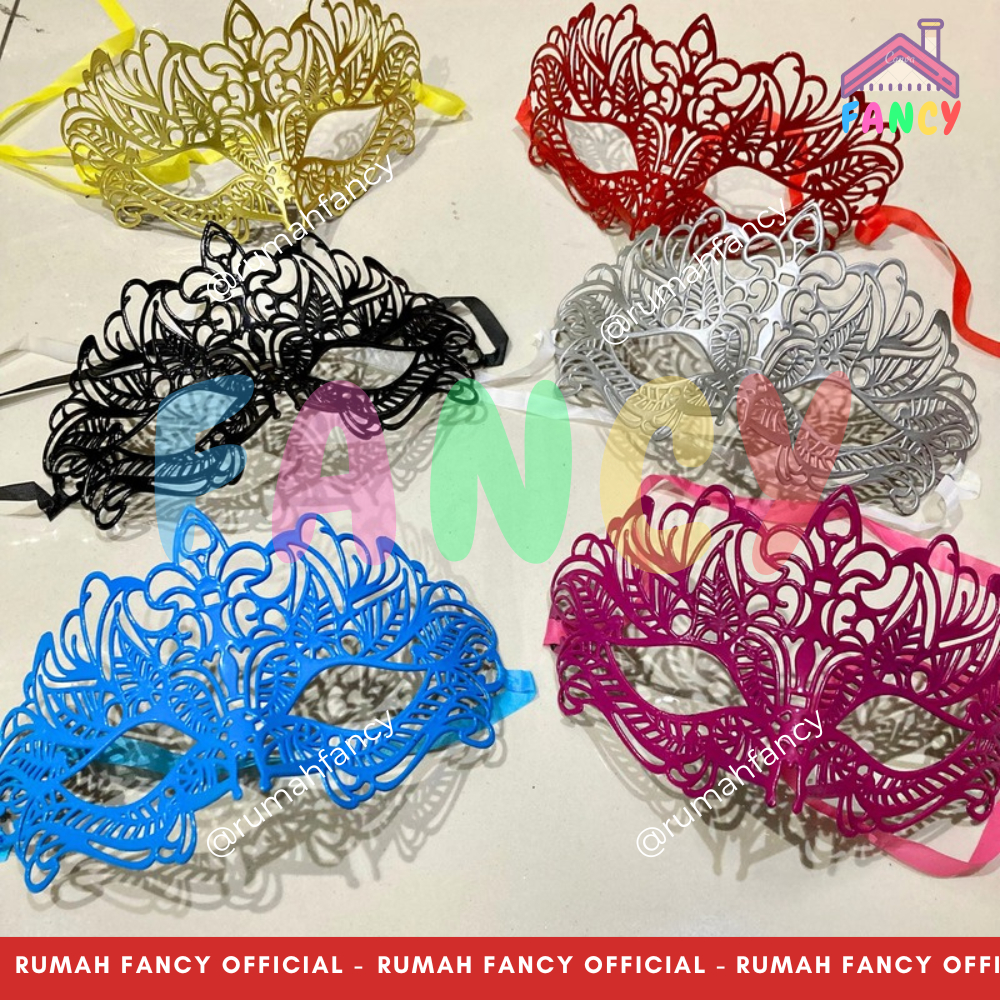 Jual Topeng Pesta Masquerade Party Mask PLASTIK Batik Topeng Pria / Topeng Wanita / Topeng Party ...