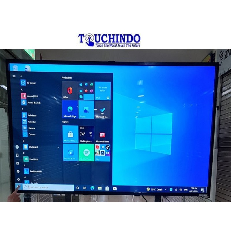 Jual TV Smart Touchscreen Touchindo 98 inch | Shopee Indonesia