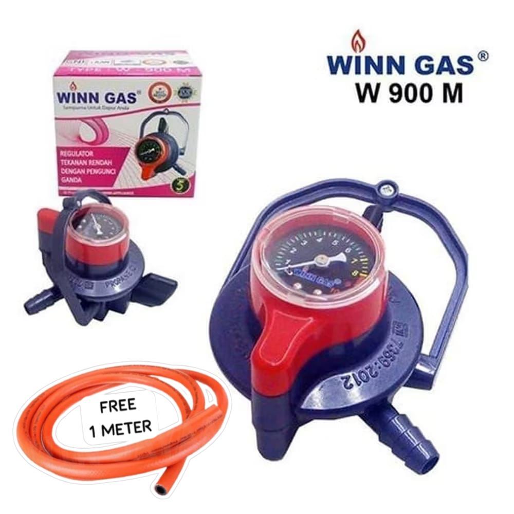 Jual WINN GAS REGULATOR WINNGAS LPG DOUBLE LOCK TEKANAN RENDAH W900M ...