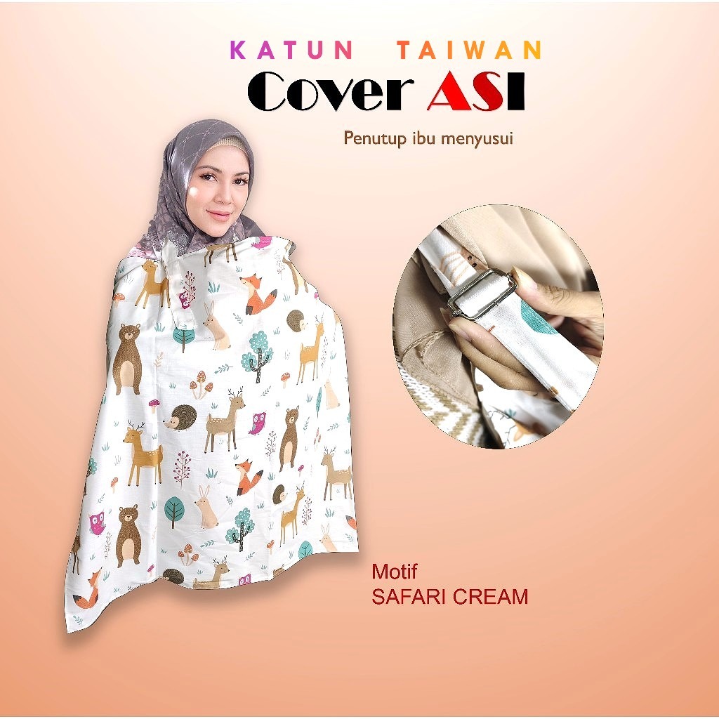 Jual NURSING COVER ASI PREMIUM RING/APRON /PENUTUP MENYUSUI/cover asi ...