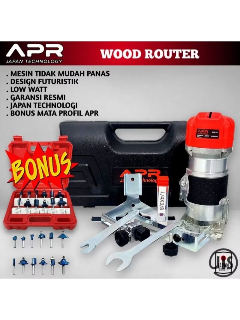 Jual Mesin Profil Router Trimmer Kayu Ukir 6mm APR Japan JLD Trimer ...
