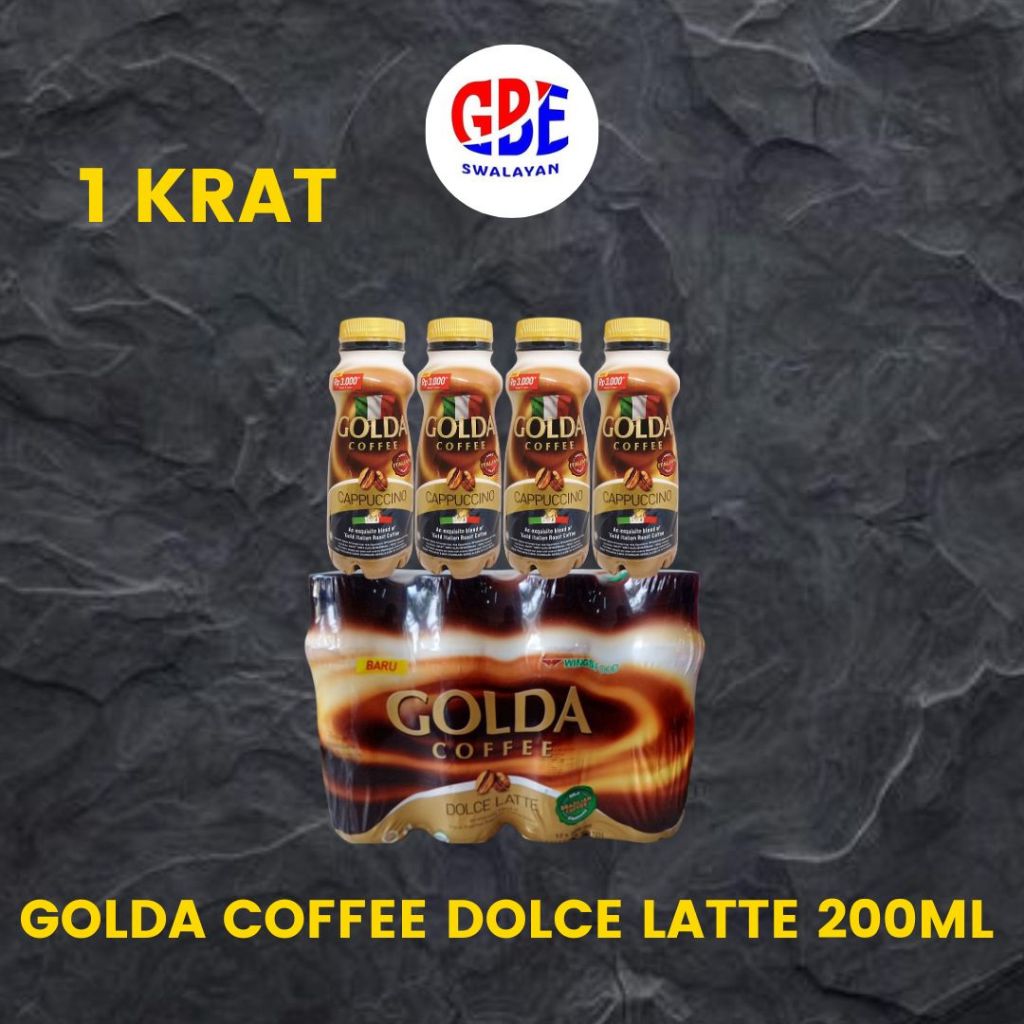 Jual Golda Coffee Dolce Latte 200Ml 1 Krat 12 Pcs | Shopee Indonesia