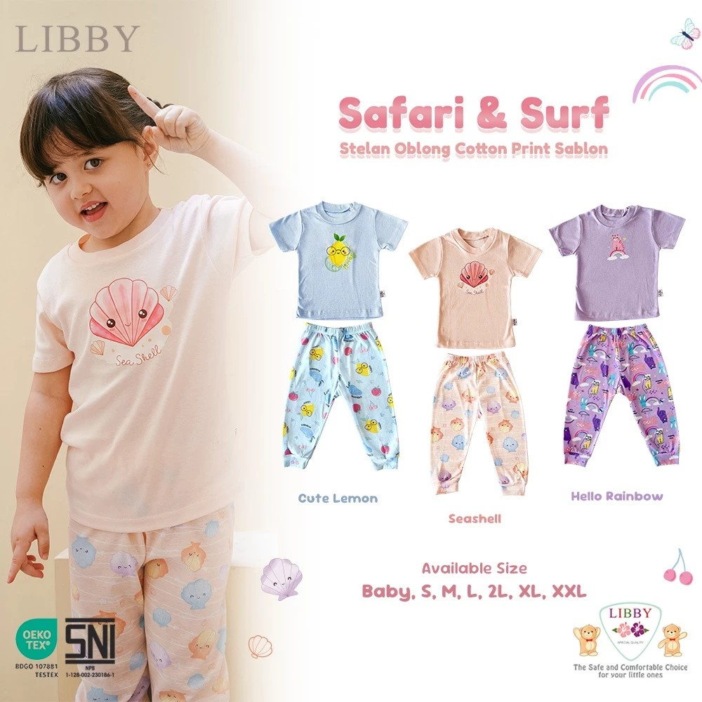 Jual Setelan LIBBY Terbaru - Set Anak Pdk-Pjg Libby Safari & Surf ...
