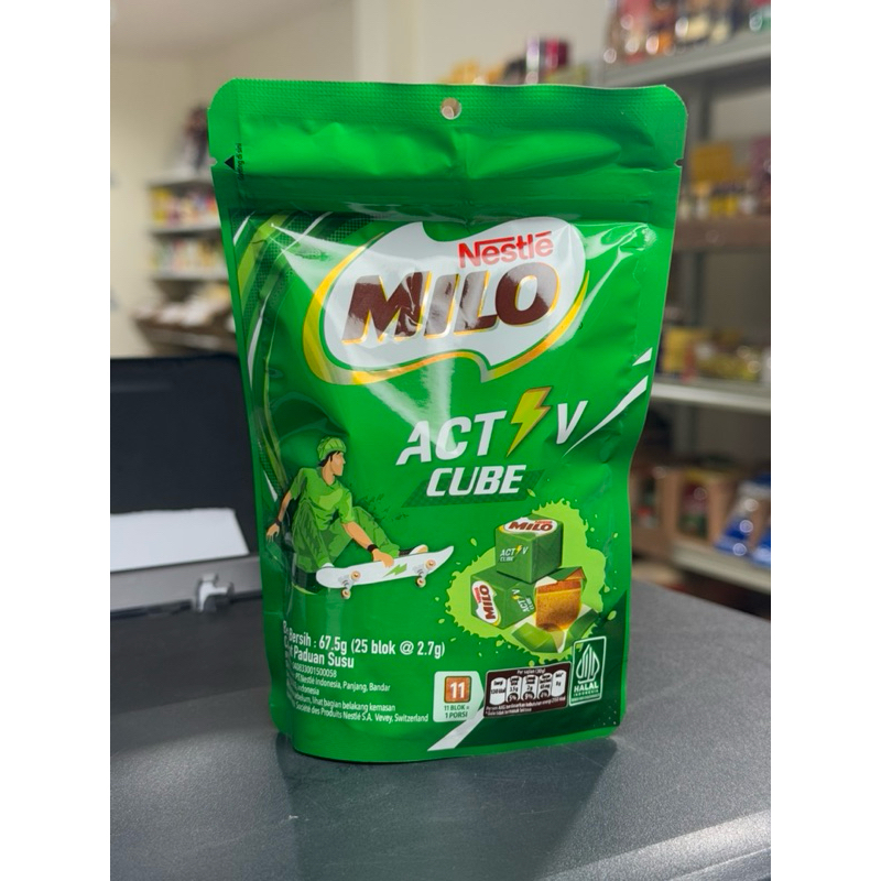 Jual MILO ACTIVE CUBE 25 blok 2,7gr (67,5gr) | Shopee Indonesia