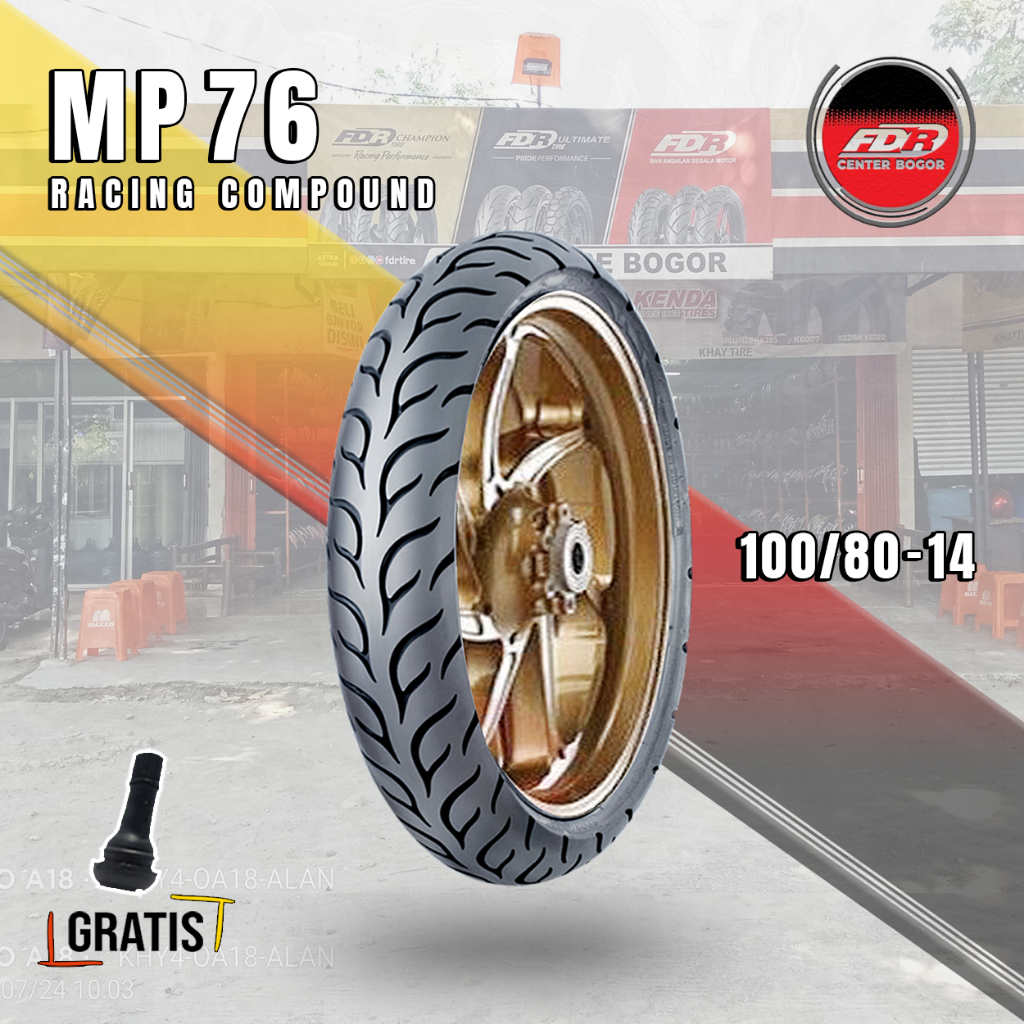 Jual Ban Racing Compound Motor Matic FDR SPORT MP76 100/80 Ring 14 ...