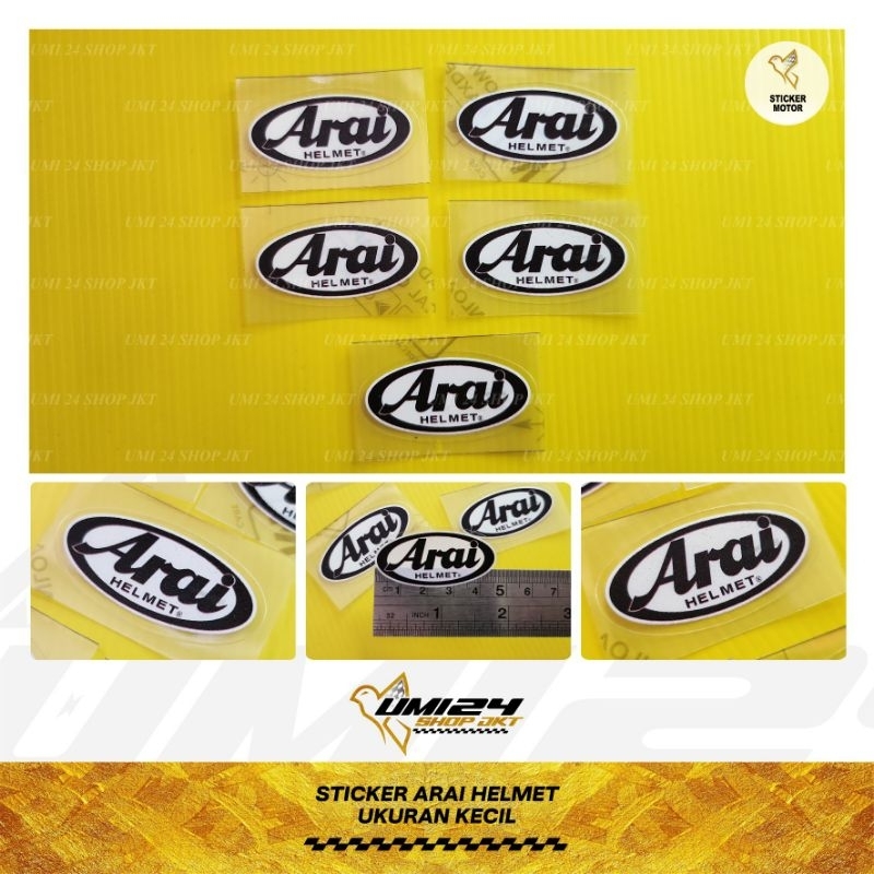 Jual Sticker Helm Helmet Arai Sticker Racing | Shopee Indonesia