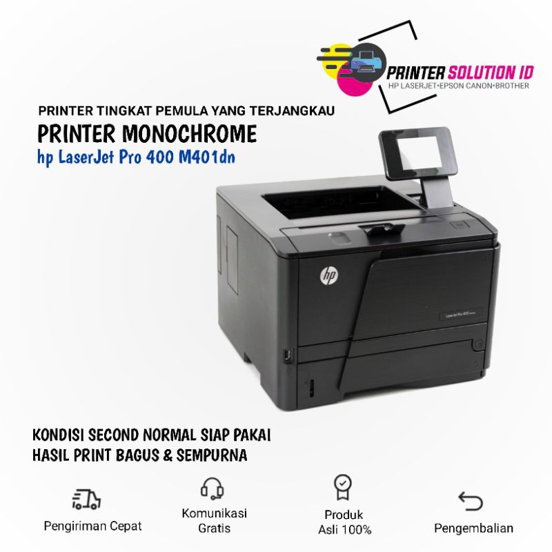 Jual Printer Hp LaserJet Pro 400 M401dn duplex network | Shopee Indonesia