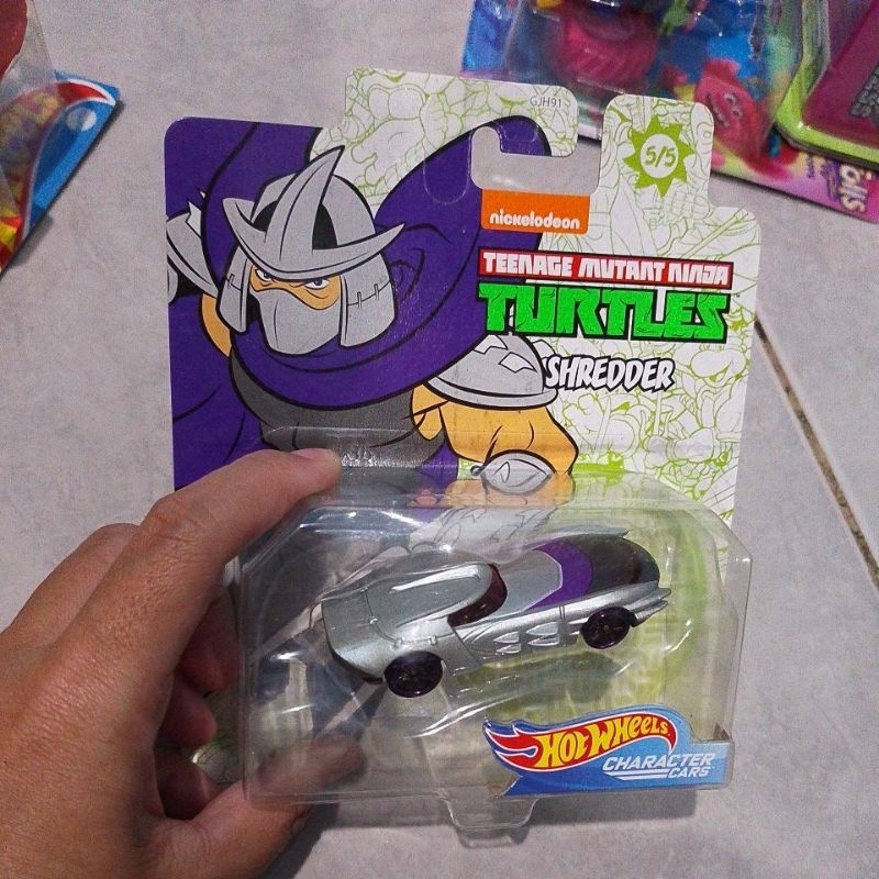Jual Hotwheels Character cars ninja turtles Shredder | Shopee Indonesia
