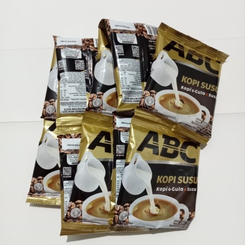 Jual ABC Kopi Susu Instan Kopi & Gula + Susu 1 Renteng (10 Pcs) | Shopee Indonesia