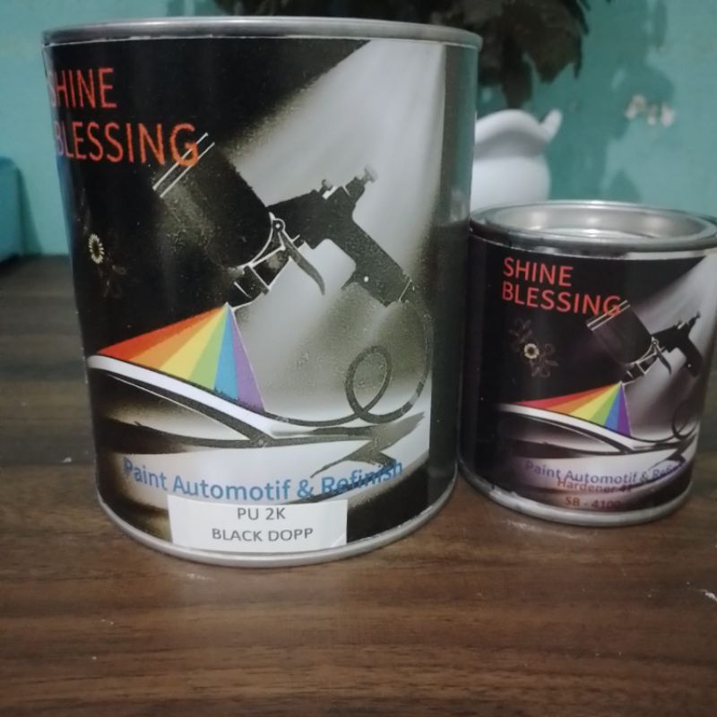 Jual Cat PU 2Komponen 4:1 Black Doff & Black gloss | Shopee Indonesia