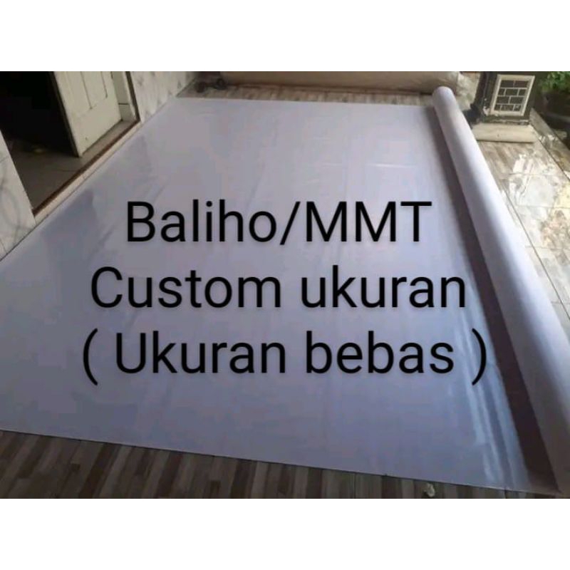 Jual Terpal Lembaran Bahan Baliho/MMT Custom Bebas Ukuran | Shopee ...