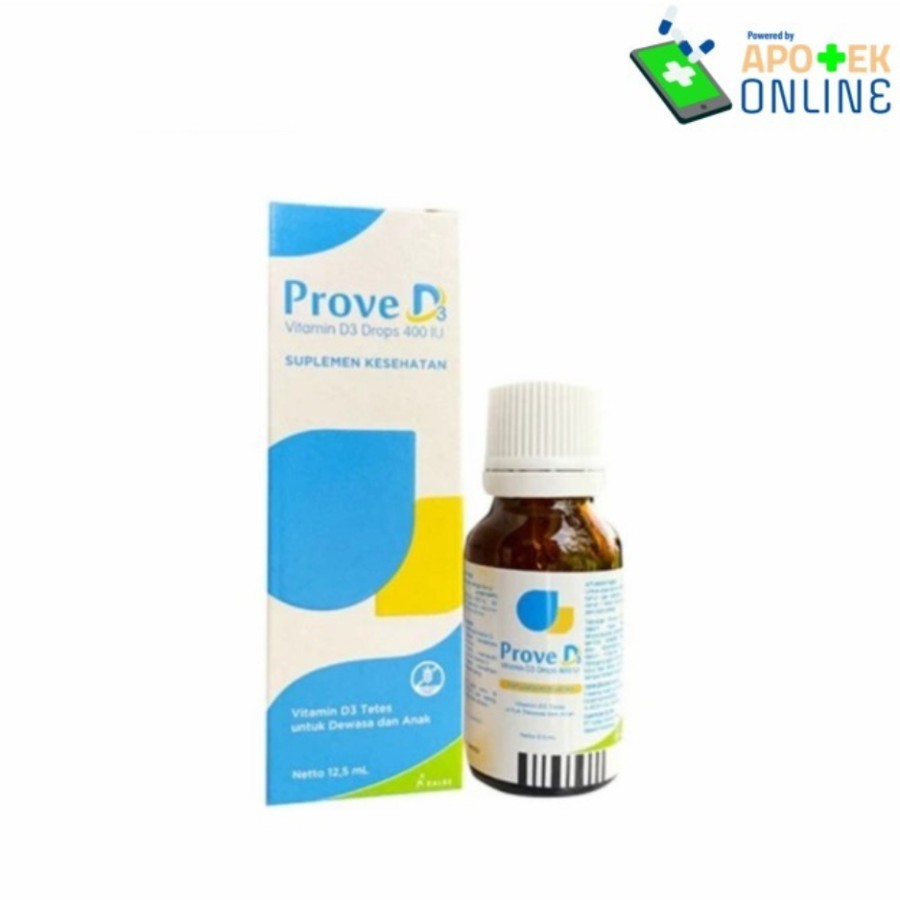 Jual Prove D3 Drop - Vitamin D3 400 IU Tetes 12.5 ml untuk Dewasa dan ...