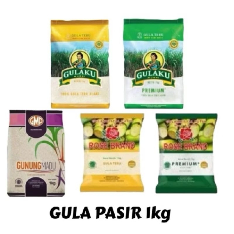 Jual GULA GMP 1DUS 1KG ( GMP GULAKU ROSEBRAND) | Shopee Indonesia