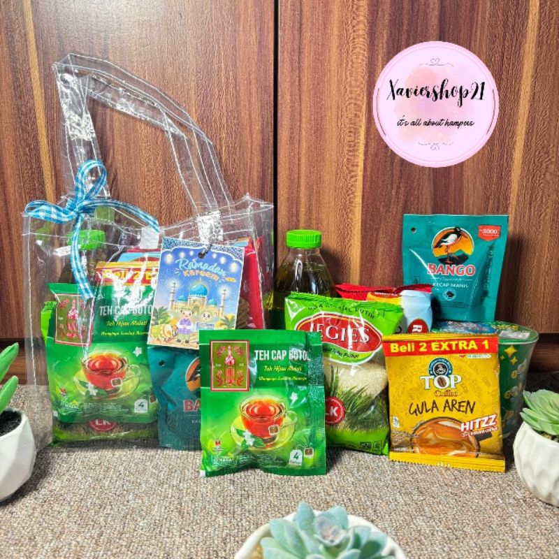 Jual Paket Hampers Sembako Premium Kemasan Tas Mika (FREE CARD ...