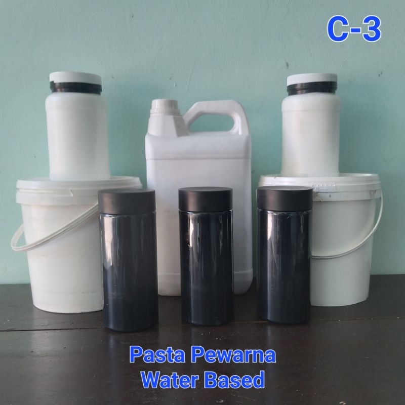 Jual Pewarna Pasta/Pigment pasta/Black AN330 (Pail 20 Kg) | Shopee ...