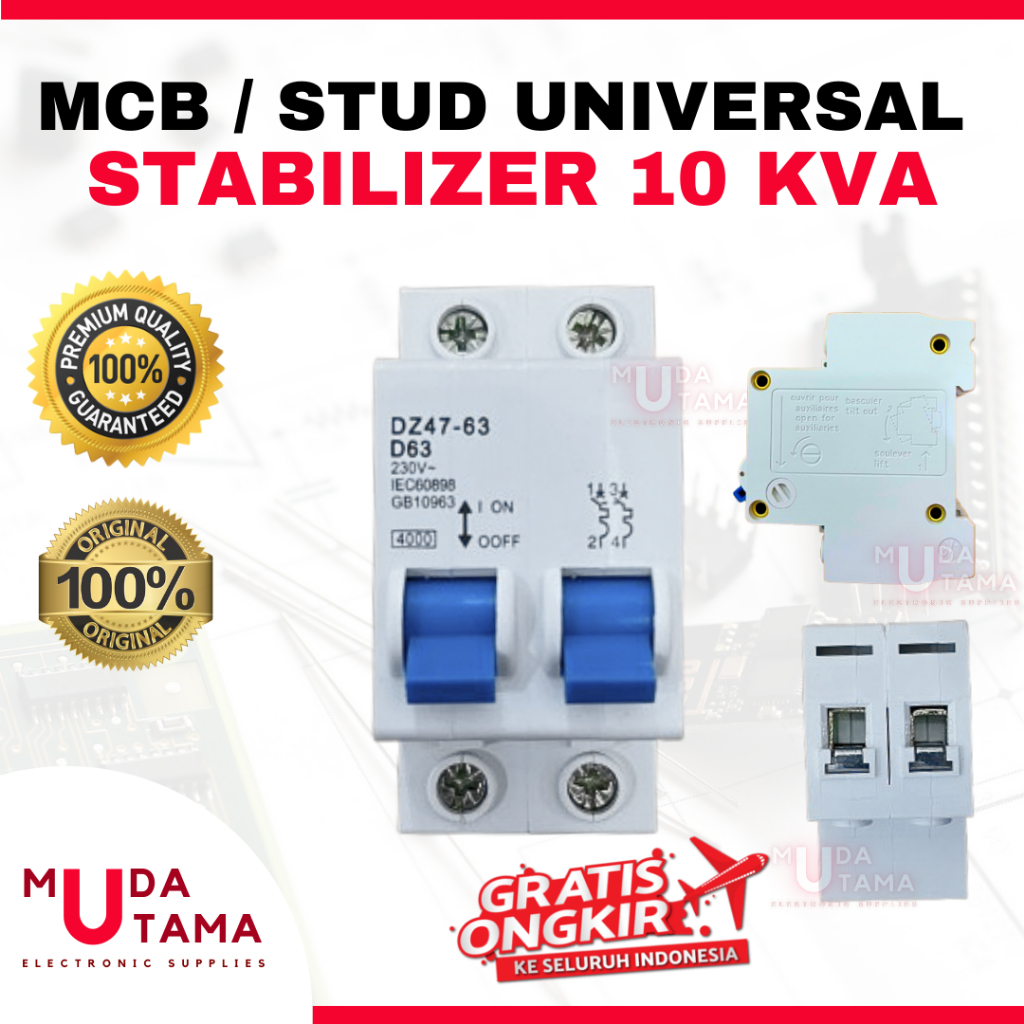 Jual MCB Stabilizer 10KVA Universal Semua Merk - Stud Stabilizer 10 KVA Universal Semua Merk ...