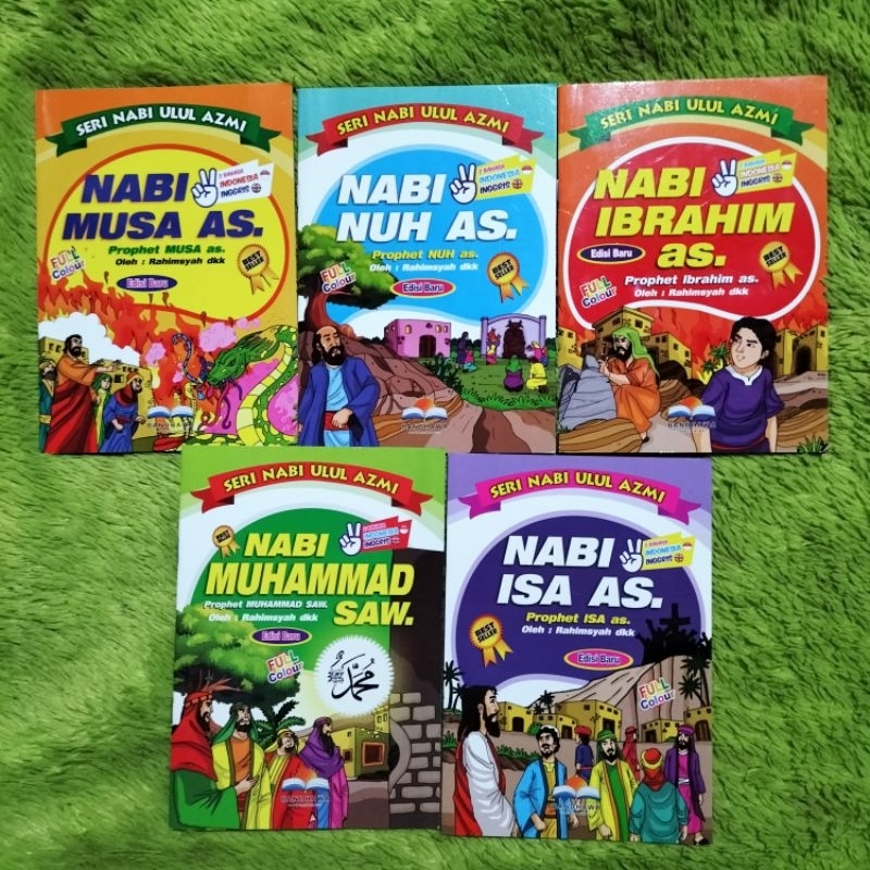 Jual ORIGINAL BUKU CERITA ANAK SERI NABI ULUL AZMI NABI NUH AS NABI IBRAHIM AS NABI ISA AS NABI ...