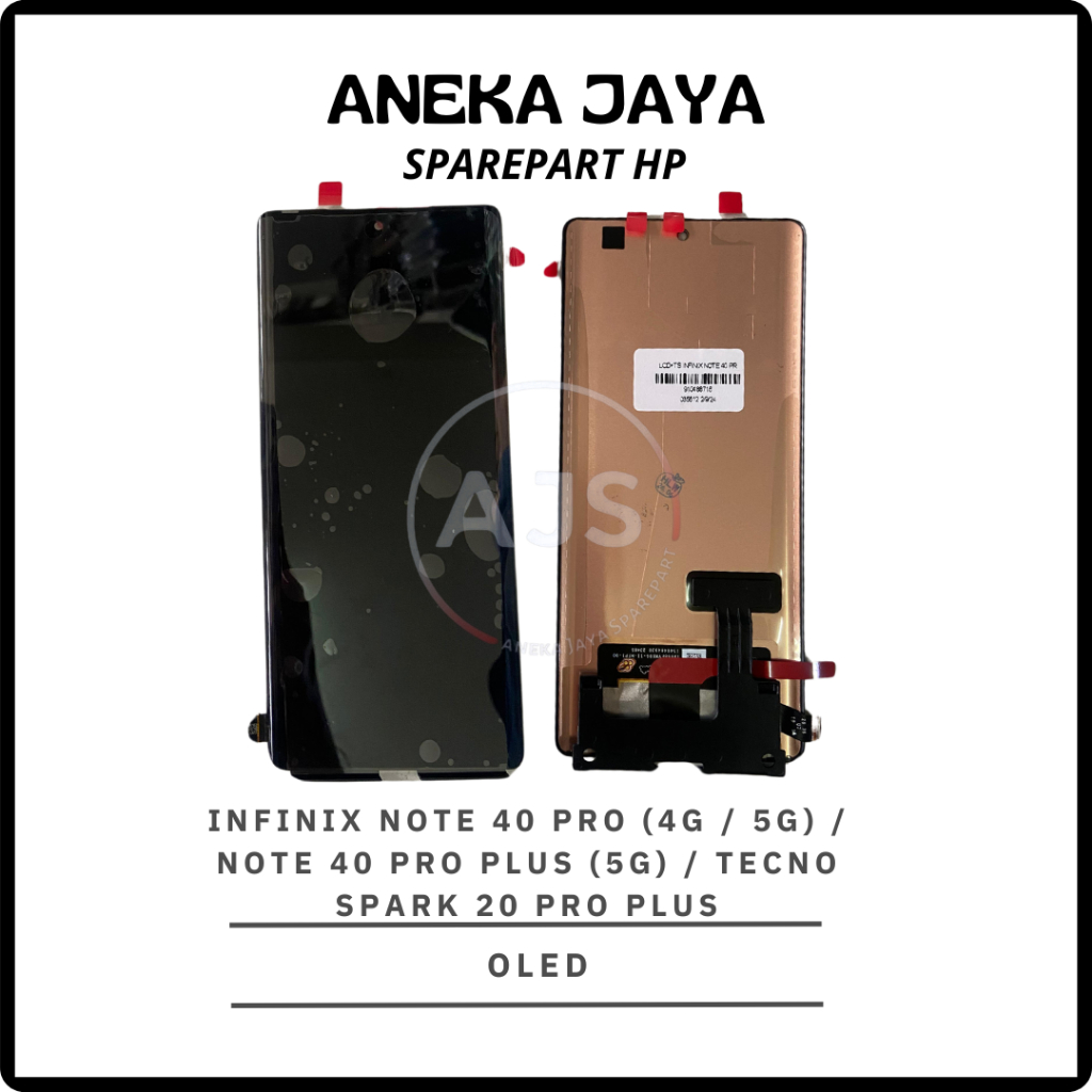 Jual AJS LCD TOUCHSCREEN INFINIX NOTE 40 PRO (4G / 5G) / NOTE 40 PRO ...