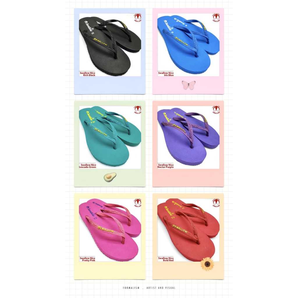 Jual Sendal jepit karet SWALLOW NICE (buat Wanita) | Shopee Indonesia