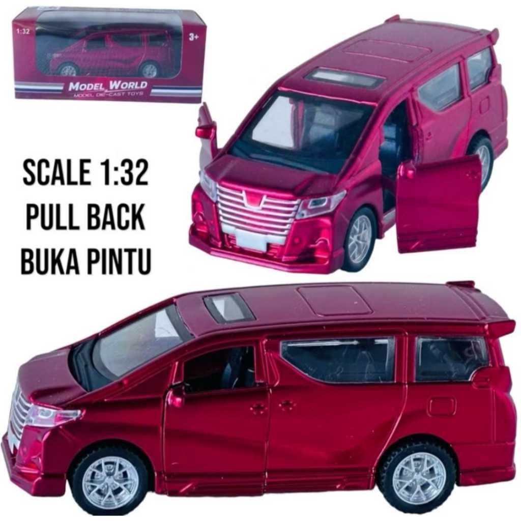 Jual COD MAINAN DIECAST ALPHARD PINTU BISA BUKA TUTUP / MAINAN MOBIL ...