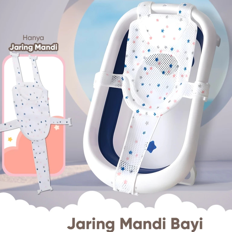 Jual Jaring Mandi Bayi / Alas Mandi Anti Slip / Baby Bath Net Newborn ...