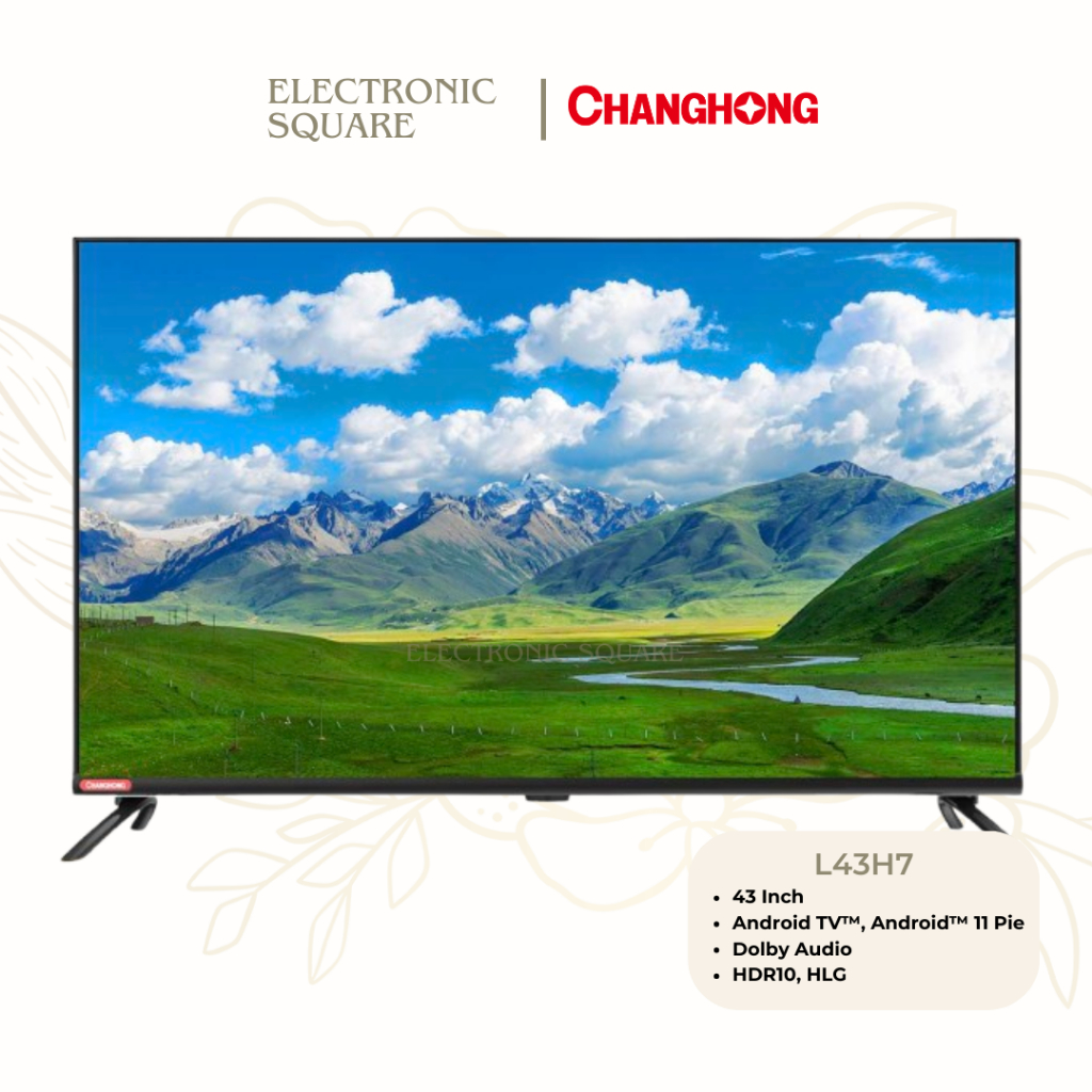 Jual LED TV CHANGHONG 43 Inch L43H7 HDR 10 Android TV | Shopee Indonesia