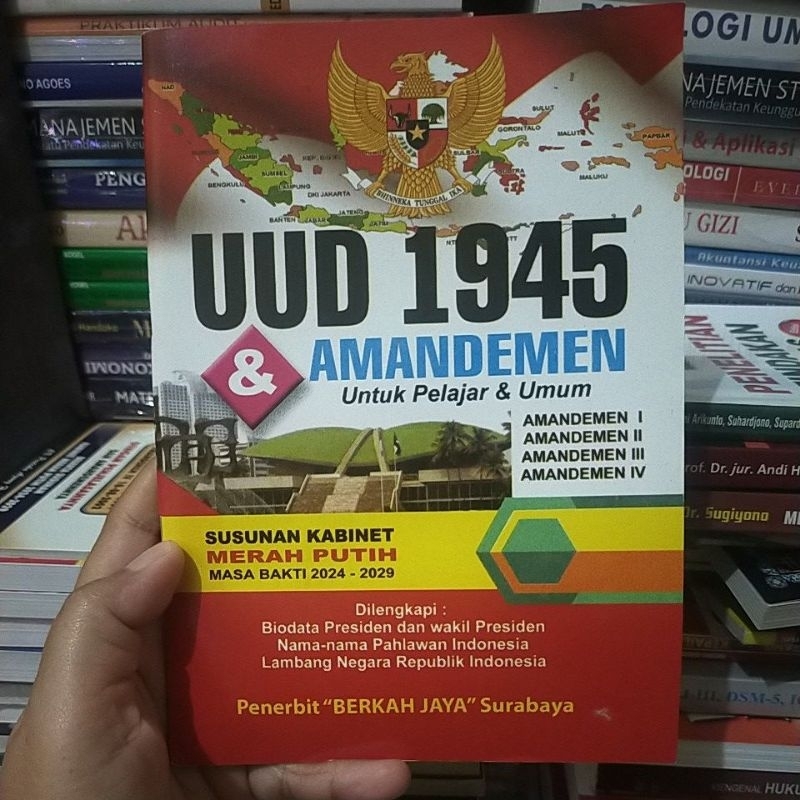 Jual UUD 1945 Amandemen terbaru A5 | Shopee Indonesia
