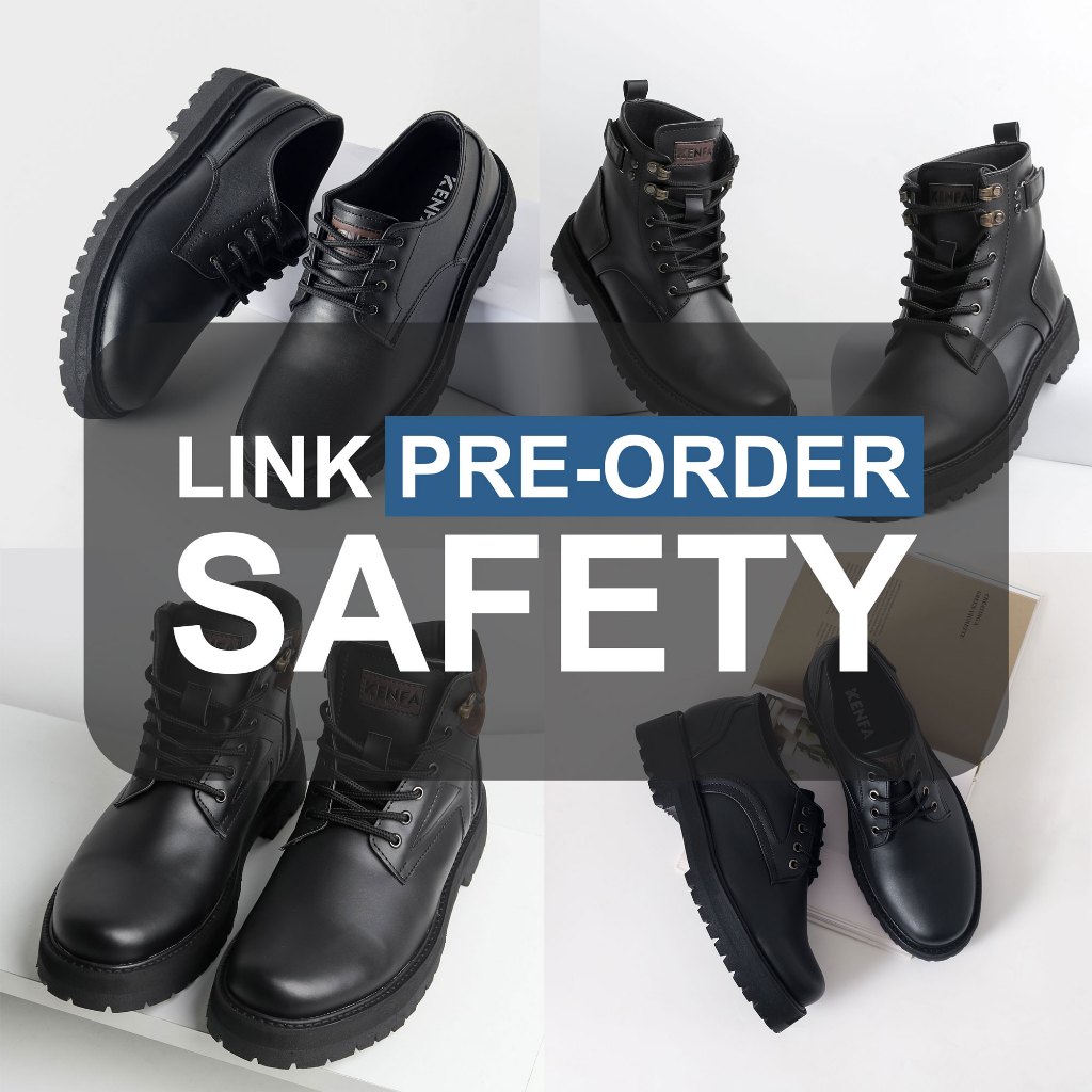 Jual [Pre Order] Sepatu Safety Pantofel Casual Kenfa | Shopee Indonesia