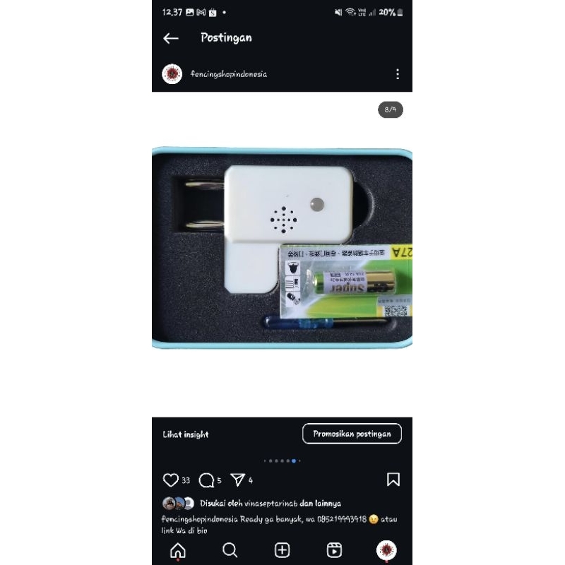 Jual Alat Training Fencing Sensor Recording | Shopee Indonesia