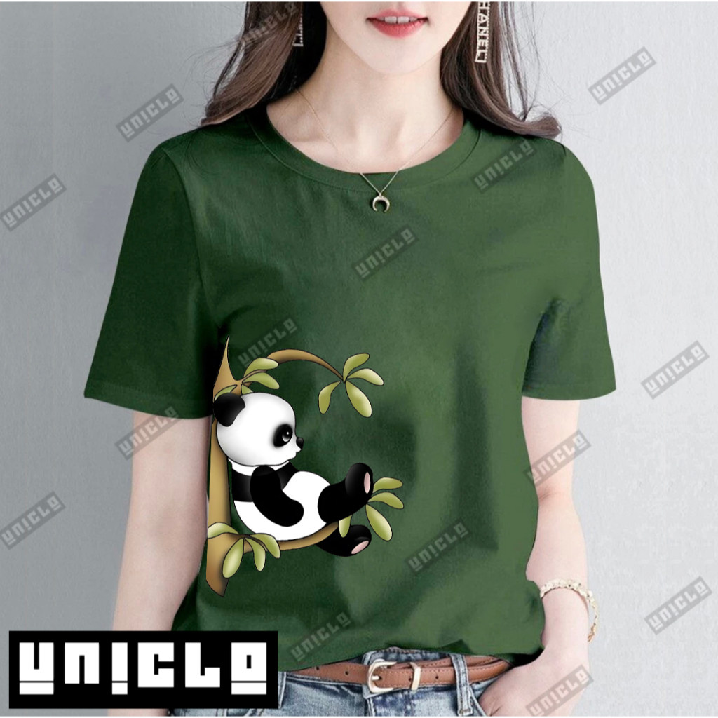 Jual KAOS PANDA 100% COTTON COMBED 24S LENGAN PENDEK/PRINTED BABY PANDA ...