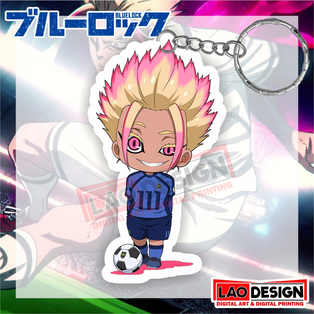 Jual Gantungan Kunci Shidou Ryusei Blue Lock - Gantungan Kunci Blue ...