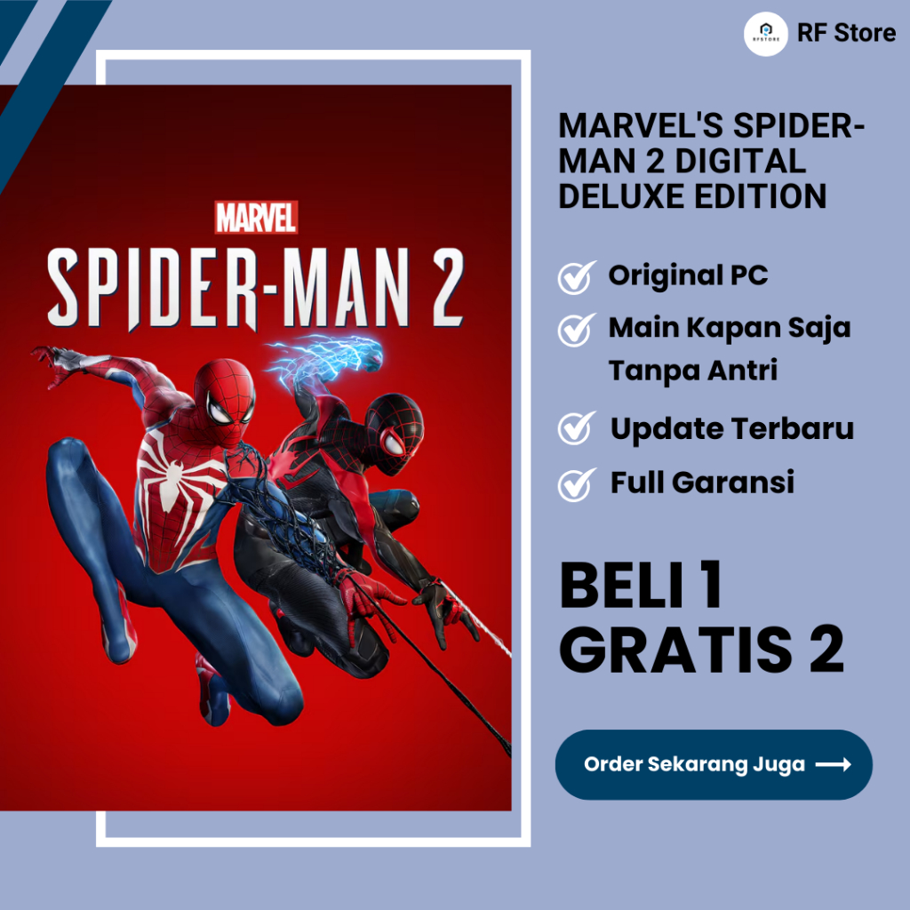 Jual Marvels Spider-Man 2 Deluxe Edition Original Game PC | Shopee Indonesia