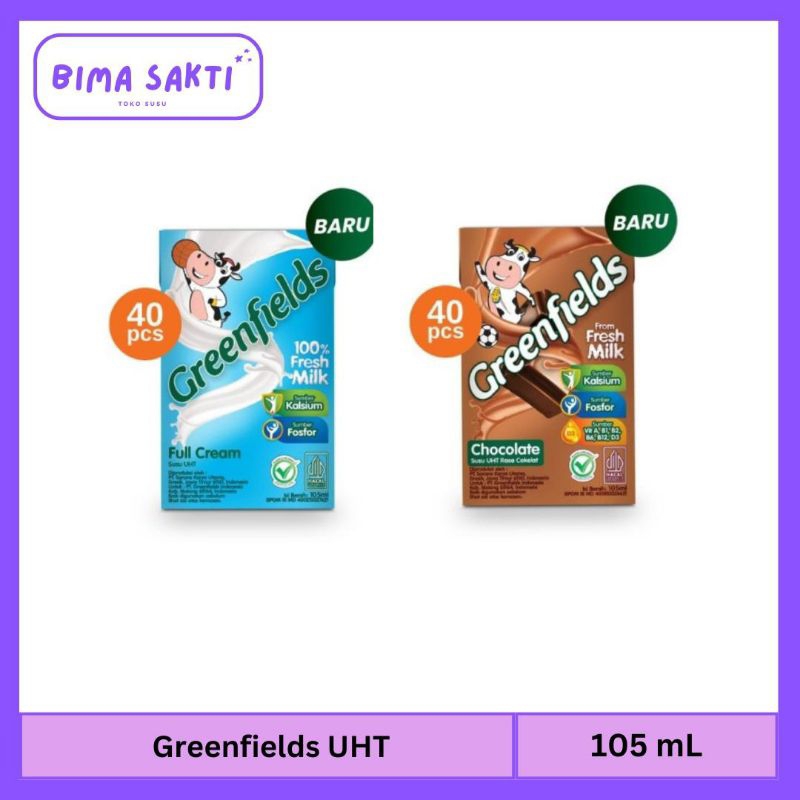 Jual Greenfields UHT 105 ml x 1 karton | Shopee Indonesia