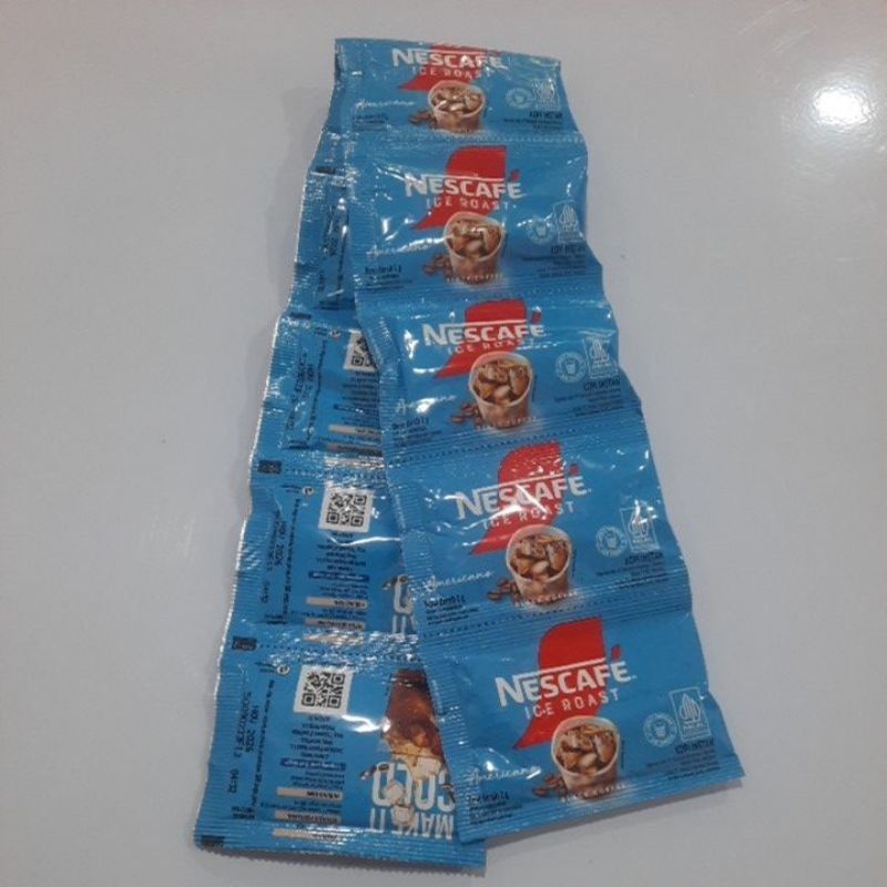 Jual 1 renteng isi 10 sachet Nescafe ice roast 10x2gr | Shopee Indonesia