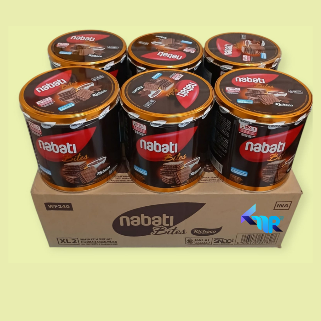 Jual Wafer Nabati Richoco 1 Dus isi 6 kaleng @240gr | Shopee Indonesia