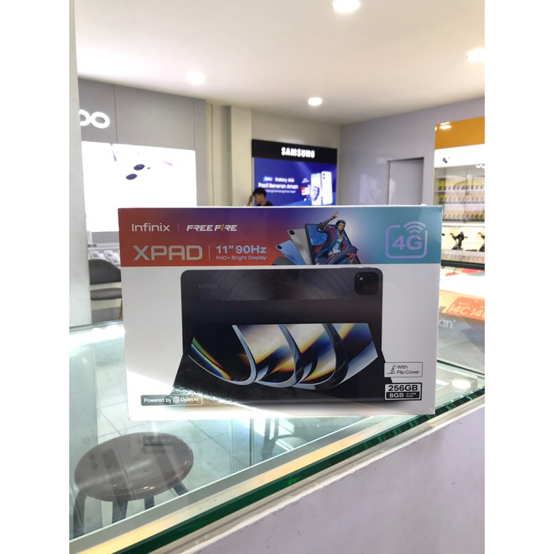 Jual Infinix Xpad tab 4G lte 4+4 8/256GB free flip cover Murah garansi ...