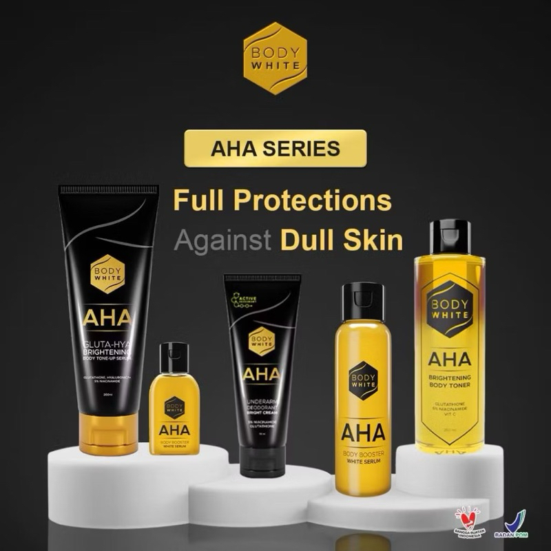 Jual Body White AHA Series | Booster White Serum | Tone Up Serum | Body ...