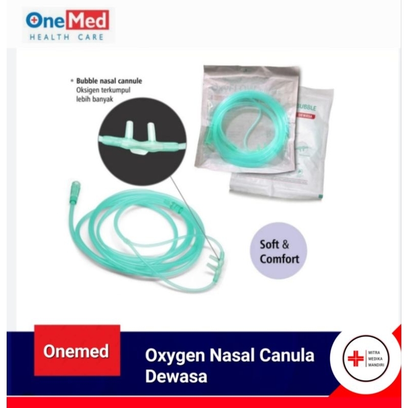 Jual Oxyflo Bubble Nasal Canula Selang Oksigen Onemed | Shopee Indonesia