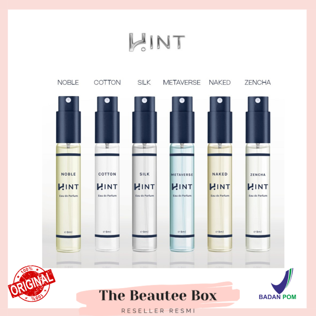 Jual HINT Eau de Parfum Travel Size 9ml Noble / Cotton / Zencha ...