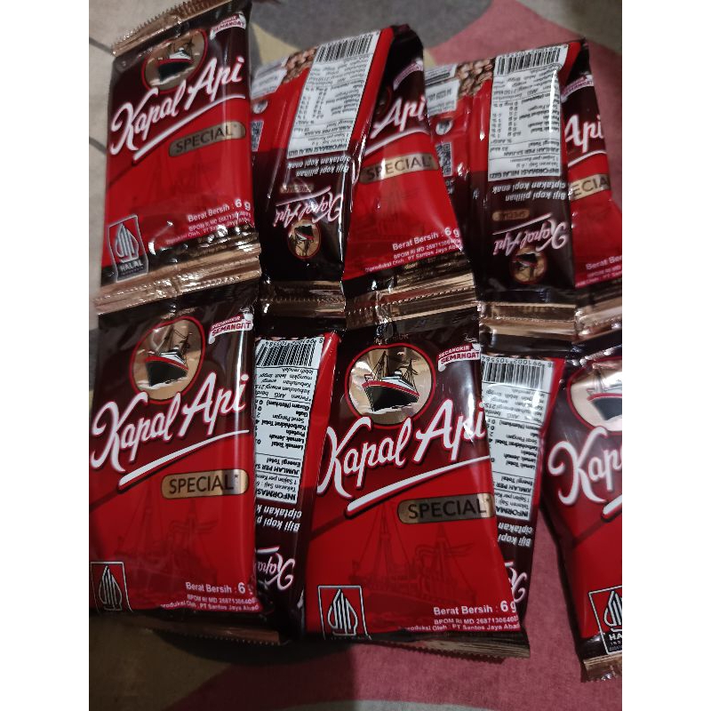 Jual KOPI KAPAL API MINI 6gram 1 RENCENG ISI 10SACHET | Shopee Indonesia
