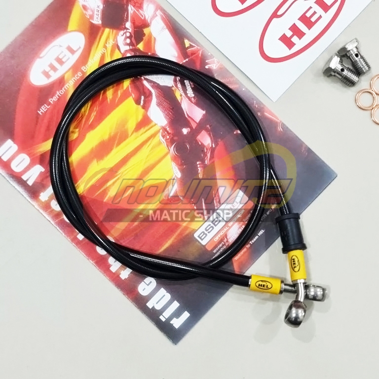 Jual Selang Rem HEL Infinit 90cm Hitam Beat Mio Fazzio Fino Vespa ...