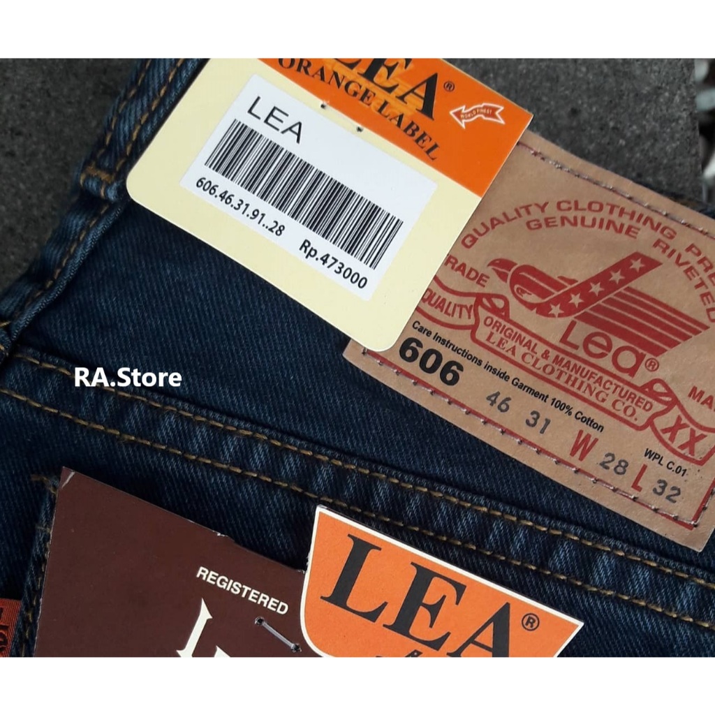 Jual PROMO SPECIAL RAMADHAN!! CELANA JEANS LEA 606 ORANGE LABEL REGULAR FIT 100% ORII ORIGIINAL ...